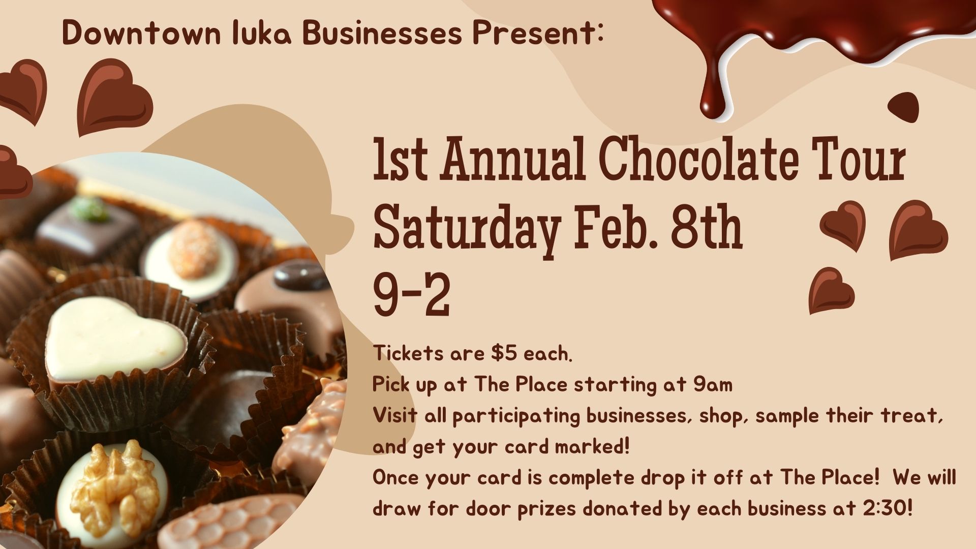 Downtown Iuka Chocolate Tour - Explore Tishomingo County
